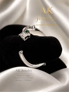 AK Jewelry | Jewelry | Luxury Ring Panther 8k White Gold Gorgeous Silky ...